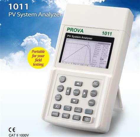 Prova 1011 Pv Solar System Analyzer Rapid Tech