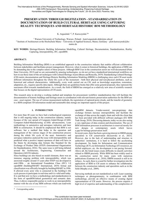 Pdf Preservation Through Digitization Standardization In