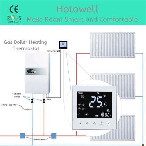 LCD Display Temperature Controller Smart Room Water Heating Thermostat