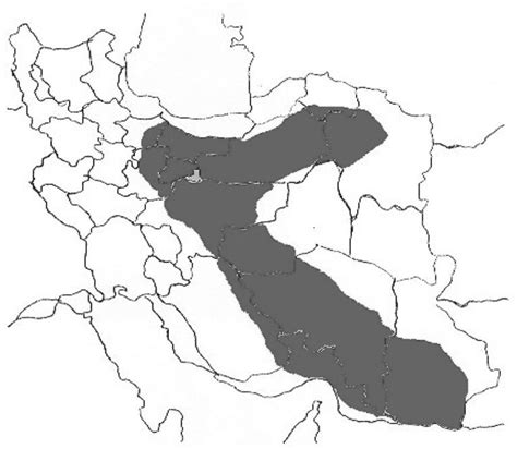 Geographic Distribution Of The Yellow Iranian Scorpion O Doriae