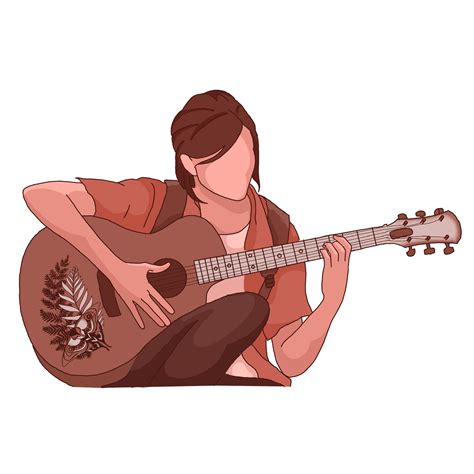 Ellie Williams Custom Guitar By Mspixelplayground On Deviantart