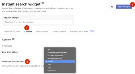 How To Show Product Brands In Instant Search Widget Searchanise