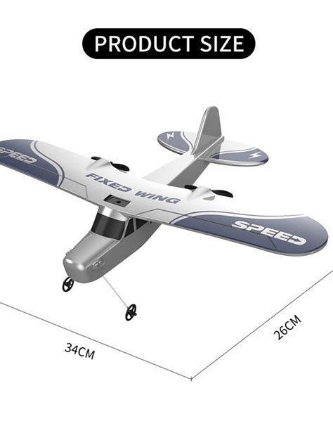 Aircraft Fixed Wing Rc Plane Fall Resistant Airplane Outdoor Toy With