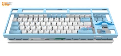 Bàn phím cơ DAREU A87 SWALLOW (PBT, Brown/ Red CHERRY switch)