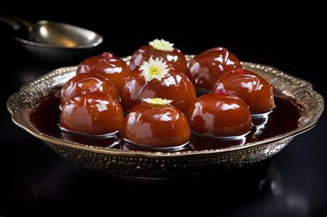 Gulab Jamun With Flavored Pearl Toppings Yummy Delicious Gulab Jamun