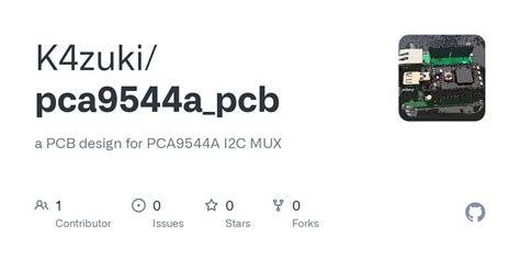 Github K4zukipca9544apcb A Pcb Design For Pca9544a I2c Mux