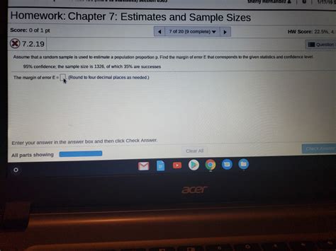 Solved Sherly Hernandez And I 1 1 17 19 5 Homework Chapter 7