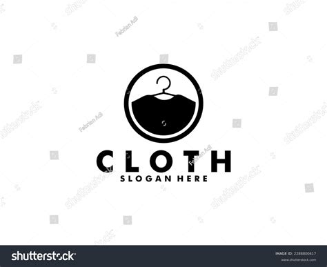 Clothing Store Logo Design Inspiration Cloth Stock Vector Royalty Free