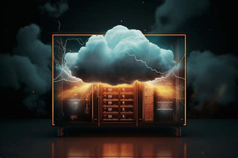 Premium Photo Concept Technology Cloud Cyber Ai Business Storage Security Abstract Connect