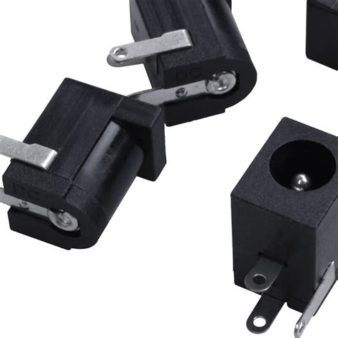 5 Pieces Dc Power Jack Socket Female Panel Mount C Grandado