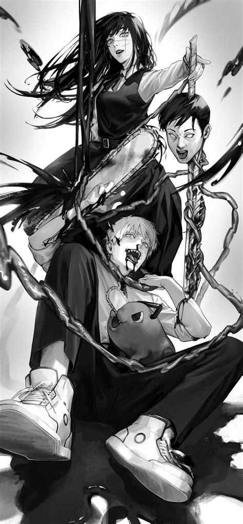 せき On Twitter Mitaka Character Art Chainsaw