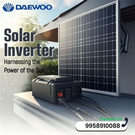 Single Solar Inverter Daewoo Capacity 700 Va At ₹ 17500piece In
