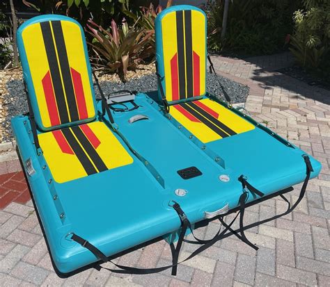 Inflatable Platform To Convert 2 Sup Paddle Boards Into Motorized
