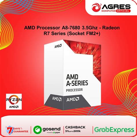 Jual Amd Processor A8 7680 3 5ghz Radeon R7 Series Socket Fm2