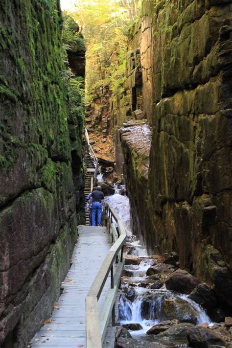 Waterfalls Of The Flume An Excuse To See Nhs Famous Gorge