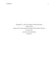 Assignment Data Flow Diagrams And Data Dictionaries Doc