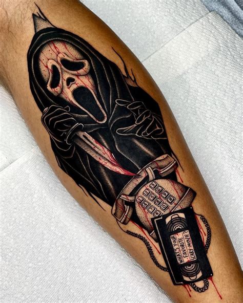 27 Ghostface Tattoo Ideas 2025 For Women Who Love Horror Aesthetic With