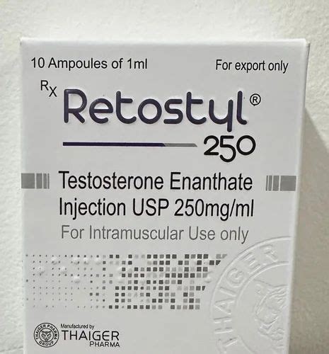 Thaiger Pharma Testosterone Enanthate250 Mg Ml At 2600 Vial