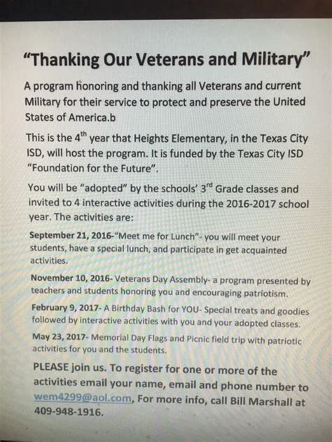Veterans Support Coalition Galveston County Calling All Veterans