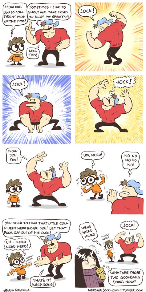 Here Are Unexpectedly Brilliant Comics About An Unlikely Duo Of A Nerd And A Jock By This