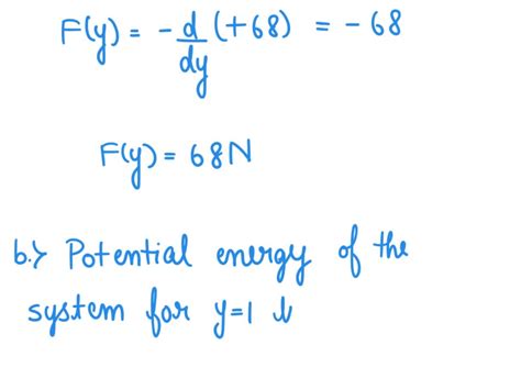 Solved A System In Which Only One Particle Can Move Has The Potential