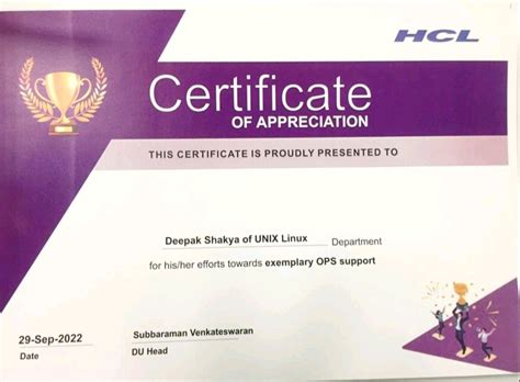 Deepak Shakya On Linkedin Hcltechnologies Unix Linuxadmin