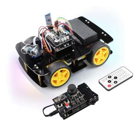 Jual Robot Car Kit Diy Line Follower N Ultrasonic N Remote Android