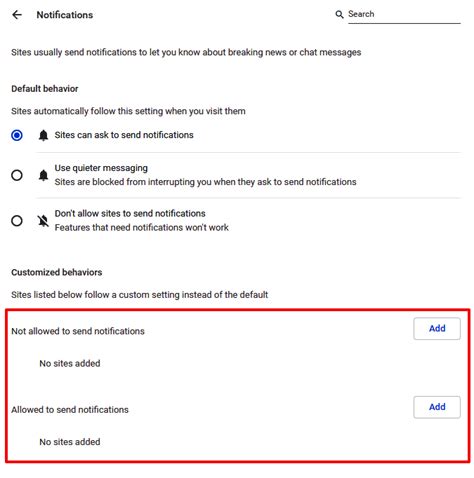 how to turn off push notifications ionos ca