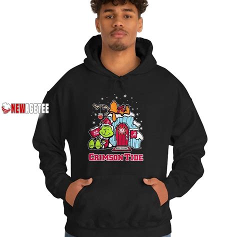 Alabama Crimson Tide Grinch Nuts Welcome Christmas T Shirt