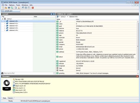 MiTeC JSON Viewer ihned zdarma ke stažení Slunečnice cz