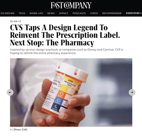 Cvs Prescription Bottle Label