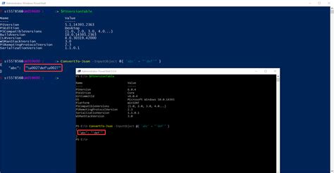 convertto json string escaped handling differs between ps and pscore