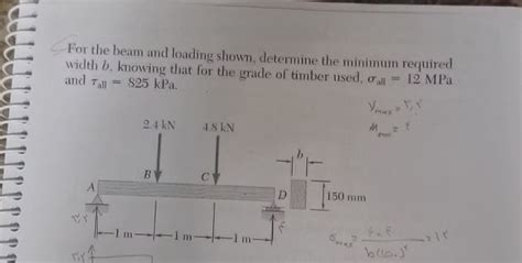 For The Beam And Loading Shown Determine The StudyX