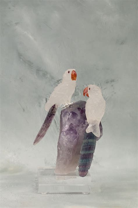 Buy Gemstone Quartz Macaw Couple Quartz Stone Gem Anatomy Gemanatomy