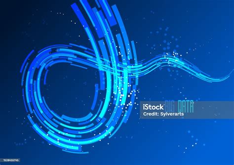 미래 기술 및 과학 벡터 추상 배경에 3d 라인 요소 동적 모션 연결 테마 광고 또는 포스터 또는 커버템플릿 3차원 형태에 대한