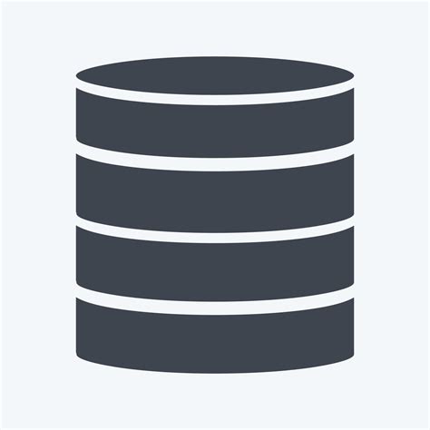 Icon Unstructured Data Suitable For Data Analytics Symbol Glyph Style Simple Design Editable