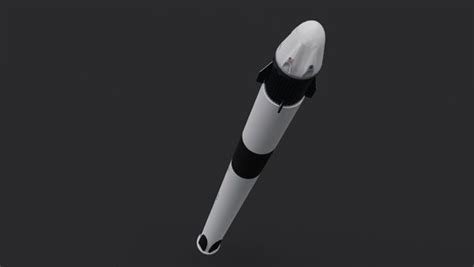 Spacex Falcon 9 3d Model 3d Models Fetchcfd