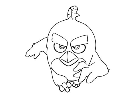 Red Angry Bird Images Coloring Page Free Printable Coloring Pages
