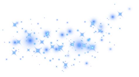Blue Glitter Wave Abstract Illustration Blue Star Dust Trail Sparkling