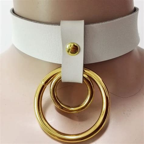 Fashion Women Sexy Harajuku Handmade Punk Leather Choker Belt Collar