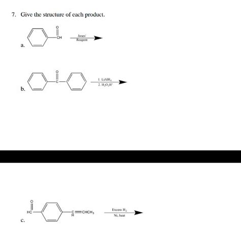 Solved Give The Structure Of Each Product Chegg