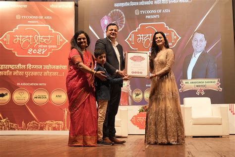 Amarsingh Gaikwad On Linkedin Honored To Receive The Tycoons Of Asia