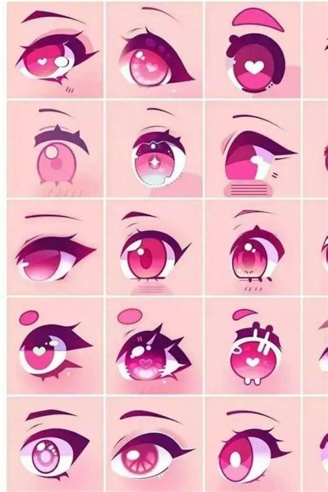 Anime Eyes Reference Sheet Color Inspirations By Himmely On Deviantart