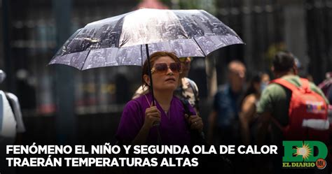 Fenómeno El Niño Y Segunda Ola De Calor Traerán Temperaturas Altas El