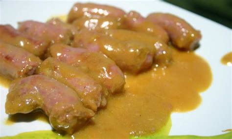 Receta De Salchichas Caseras Encebolladas Con Salsa De Naranja