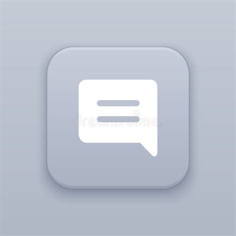 message sms gray vector button with white icon stock vector