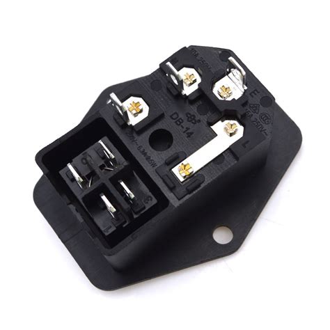 Iec 320 C14 Male Power Socket Fuse And Light Switch Ardustore Dk