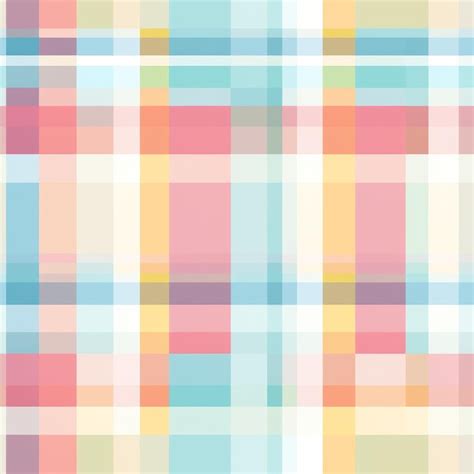 Premium Photo Whimsical Pastel Plaid Pattern Vector