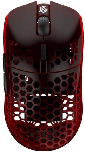 G Wolves Htx Ace Wireless Gaming Mouse Honeycomb Ruby Red Mice
