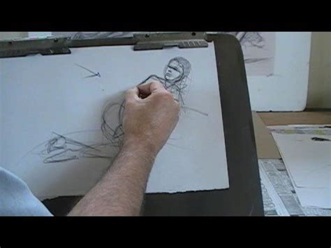 Drawing Demonstration Reclining Nude Reilly Technique YouTube
